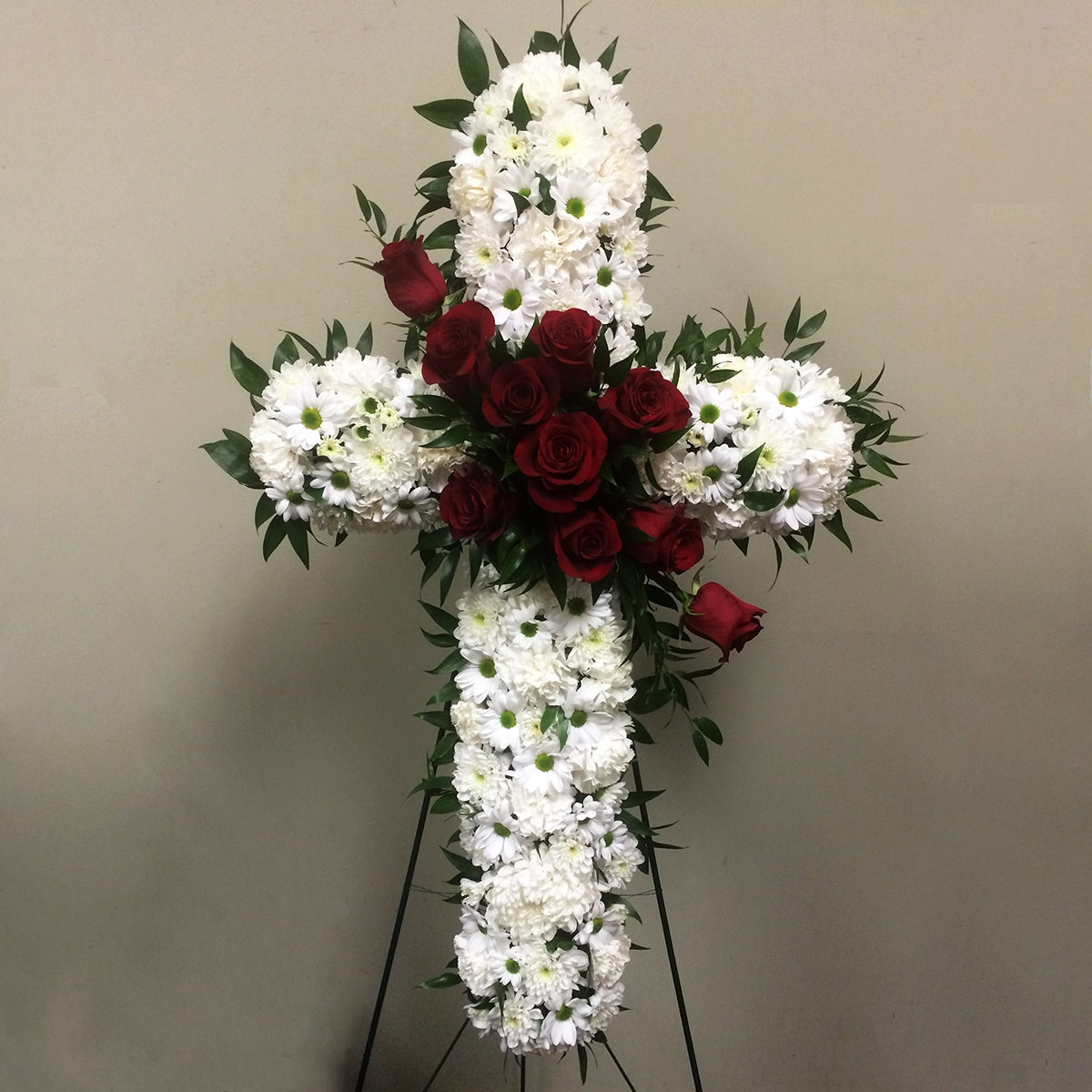 Funeral Flower Cross for delivery Vancouver BC | Adele-Rae Florist ...